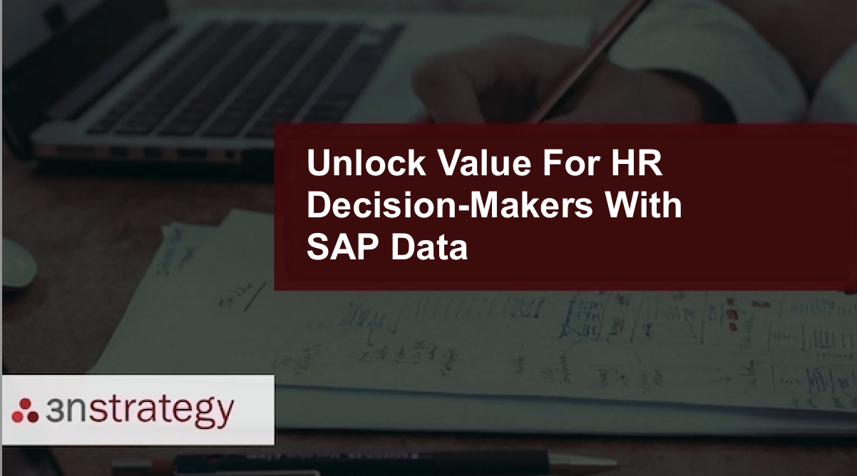 3n Strategy│Unlock Value for HR Decision-Makers with SAP data. 3n Strategy│Unlock Value for HR Decision-Makers with SAP data.